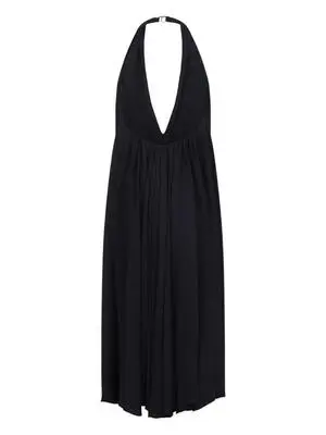 Jacquemus Halterneck Midi Dress - Black