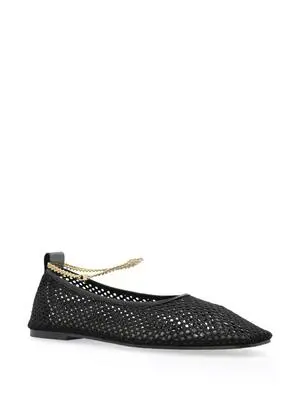 MARIA LUCA Leather Ballerina Shoes