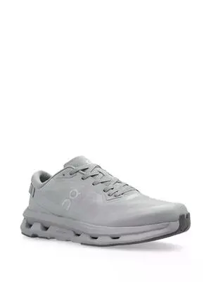 On Logo-print Trainers - Grey