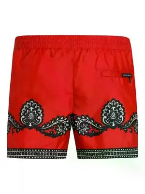 Dolce & Gabbana Printed Swim Shorts