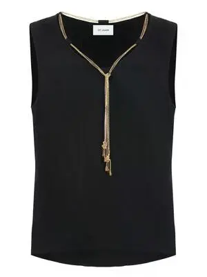 St. John Chain-detail Tank Top