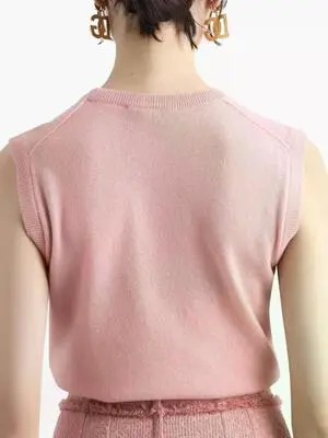 Dolce & Gabbana Dna Cashmere Vest - Pink