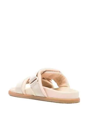 Moncler Logo-detail Sandals - Pink