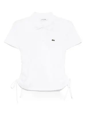 Lacoste Adjustable Piqué Polo Top - White