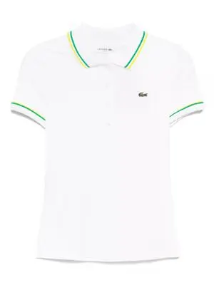 Lacoste Jersey Polo Top - White