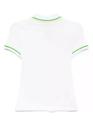 Lacoste Jersey Polo Top - White