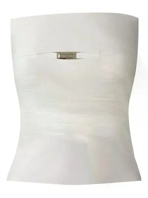 MISCI Ivete Strapless Top - White