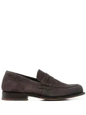 TRICKER'S Suede Loafers - Brown