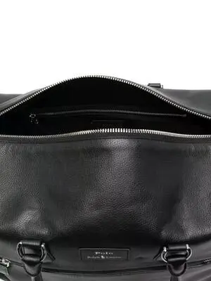 Polo Ralph Lauren Leather Duffle Bag - Black