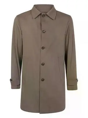 Barba Button Detailed Coats For Men