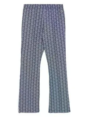 Lacoste Monogram Flared Trousers - Black