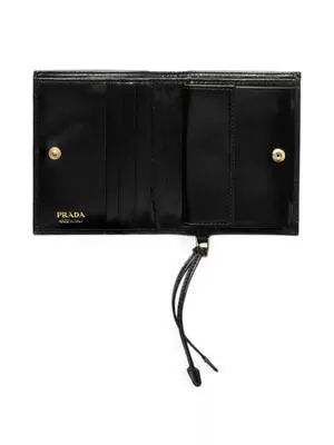 Prada Small Leather Wallet - Black