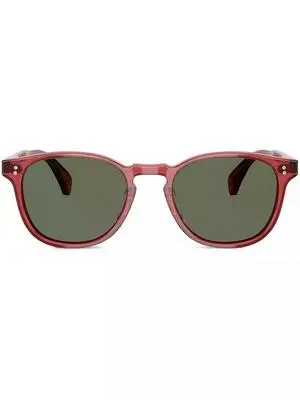 Oliver Spencer Finley Sunglasses - Red