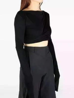 Rick Owens Open-back Cropped Top