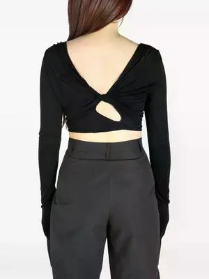 Rick Owens Open-back Cropped Top