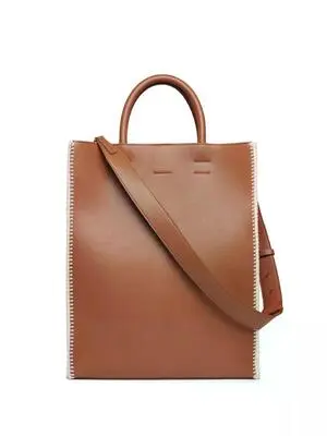 Nanushka Compass Crochet-detail Tote - Brown