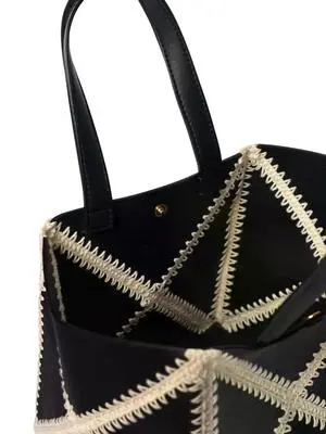 Nanushka Origami Tote Bag - Black