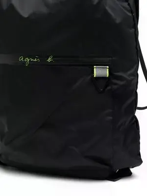 AGNÈS B. Logo-print Backpack