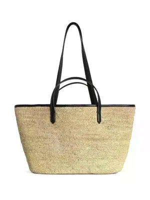 Zadig&Voltaire Wings Raffia Basket Bag - Neutrals