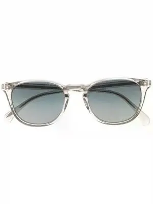 Oliver Spencer Finley Round-frame Sunglasses - Silver