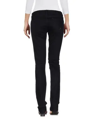 Guess Straight-leg Jeans With Leather Trims