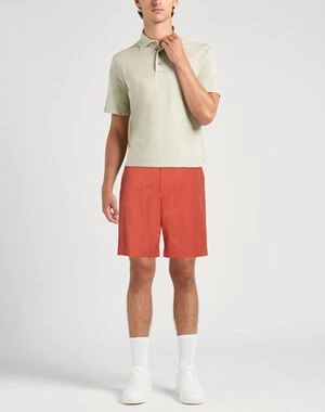 Maison Kitsuné Cotton Casual Shorts - Rust