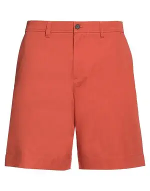 Maison Kitsuné Cotton Casual Shorts - Rust