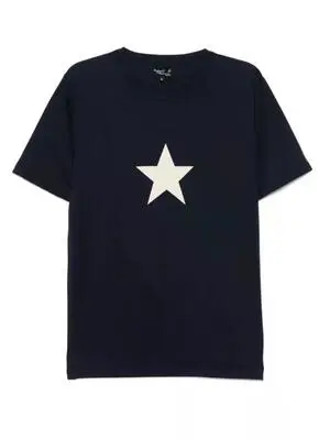 AGNES B. Star Printed T-shirt - Blue