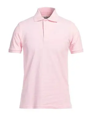 Barbour Man Polo Shirt Yellow Size S Cotton Pink