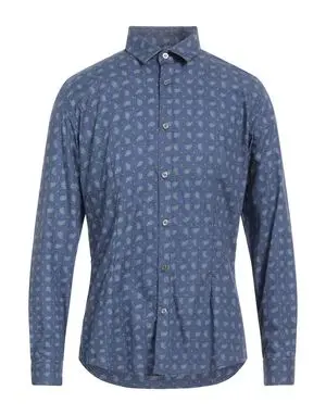 DANIELE ALESSANDRINI Shirt Size Cotton - Blue