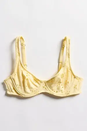 Free People Full Bloom Underwire Bra - Banana Cream