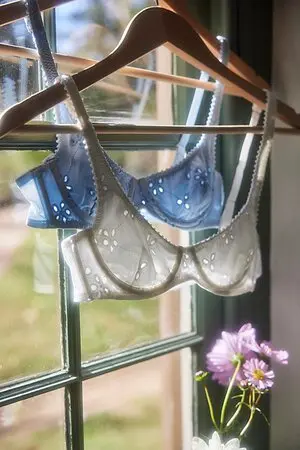 Free People Full Bloom Cotton Eyelet Underwire Bra - Ivory
