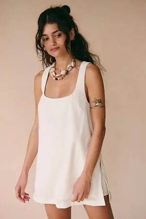 Free People Summer Smiles Romper - Nilla Cream