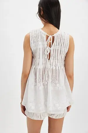 Free People Moon Magic Mesh Tunic