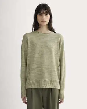 Everlane Cotton Linen Slouch Sweater - Eucalyptus