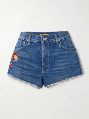 Applique Shorts For Women