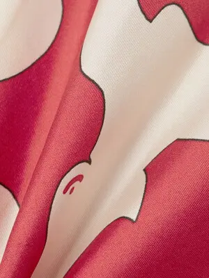 La DoubleJ Mother Lungomare Printed Midi Skirt