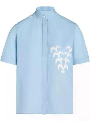 Giambattista Valli Short Sleeve Shirt - Blue