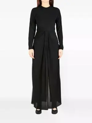 THE ROW Draped-detail Maxi Dress