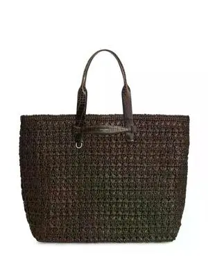 Dolce & Gabbana Woven Tote Bag - Brown