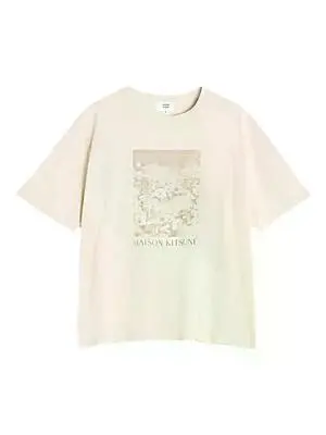 Maison Kitsuné Cotton T-shirt - Neutrals