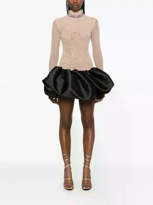 ATU BODY COUTURE Puffball Dress - Neutrals