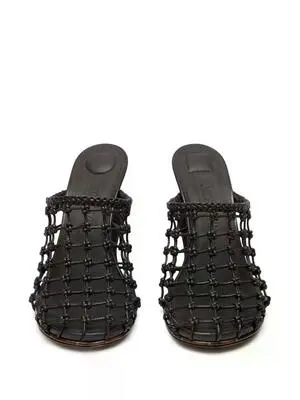 Jacquemus 100mm Les Doubles Tresses Mules - Brown
