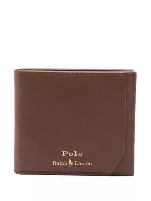 Polo Ralph Lauren Bi-fold Leather Wallet - Brown