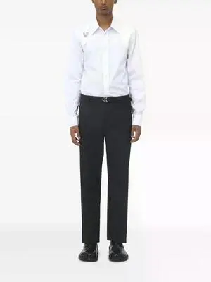 Alexander McQueen Belted Tailored Trousers