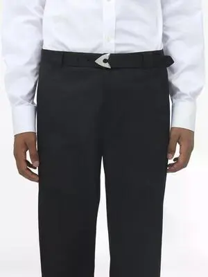 Alexander McQueen Belted Tailored Trousers