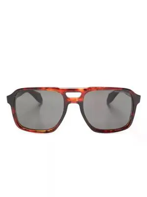 CUTLER & GROSS 1394 Pilot-frame Sunglasses - Red