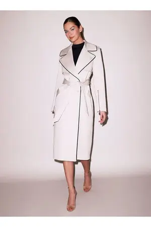 FLEUR DU MAL Twill Trench - Neutral