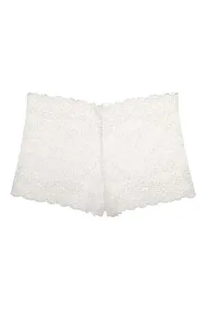 Natori Heavenly Lace Boyshort - White