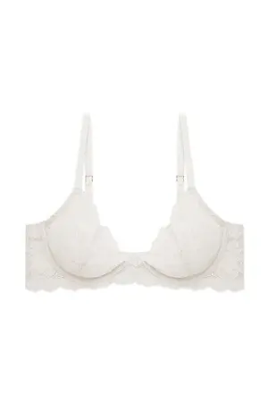 Natori Peony Unlined Underwire Bra - White